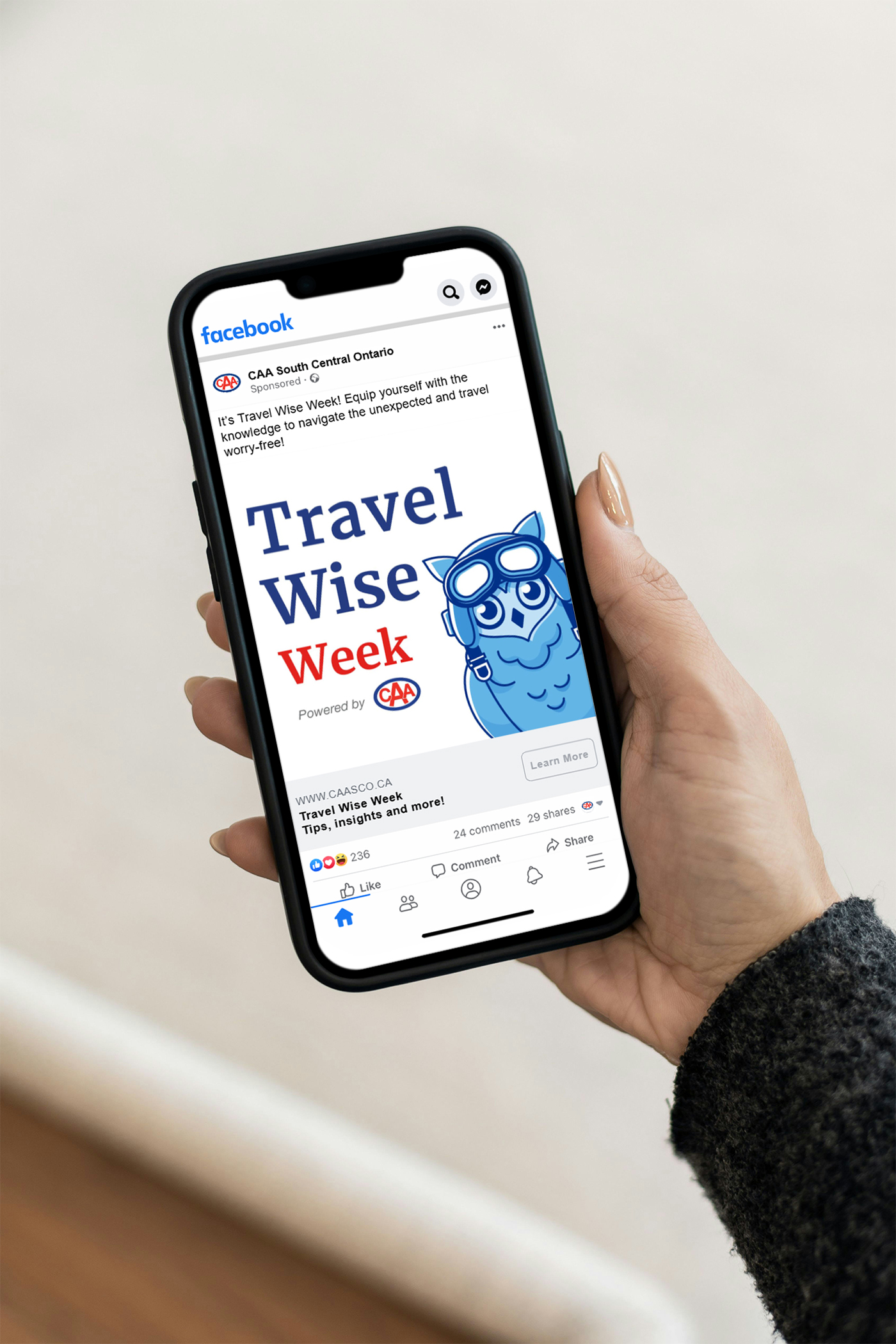 Integrated Marketing Campaign - CAA Travel Wise