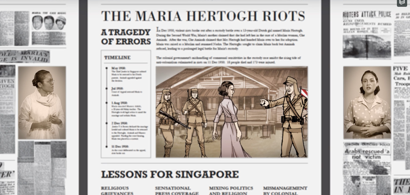 Educational - Racial Riots in Singapore -- The Maria Hertogh Story