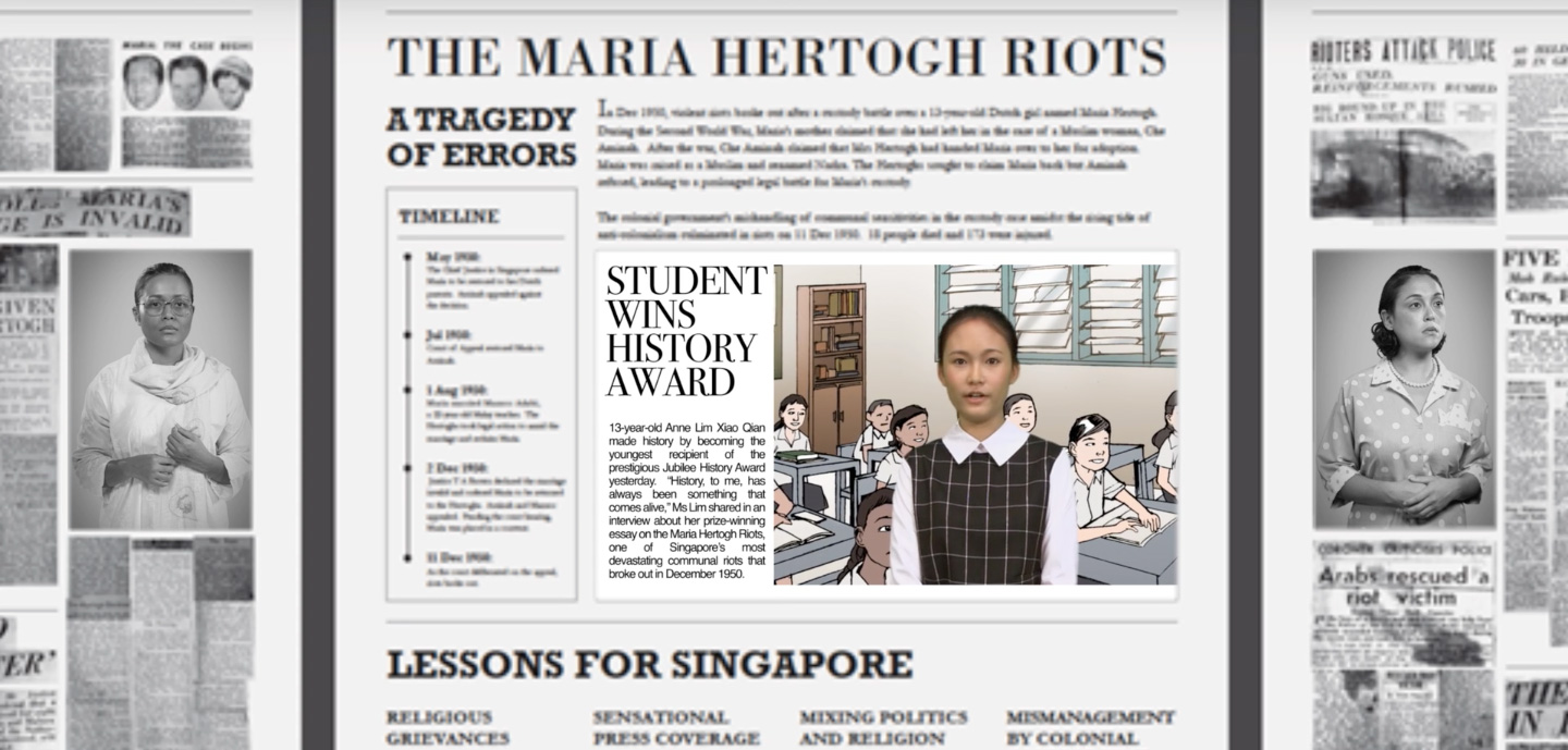 Educational - Racial Riots in Singapore -- The Maria Hertogh Story