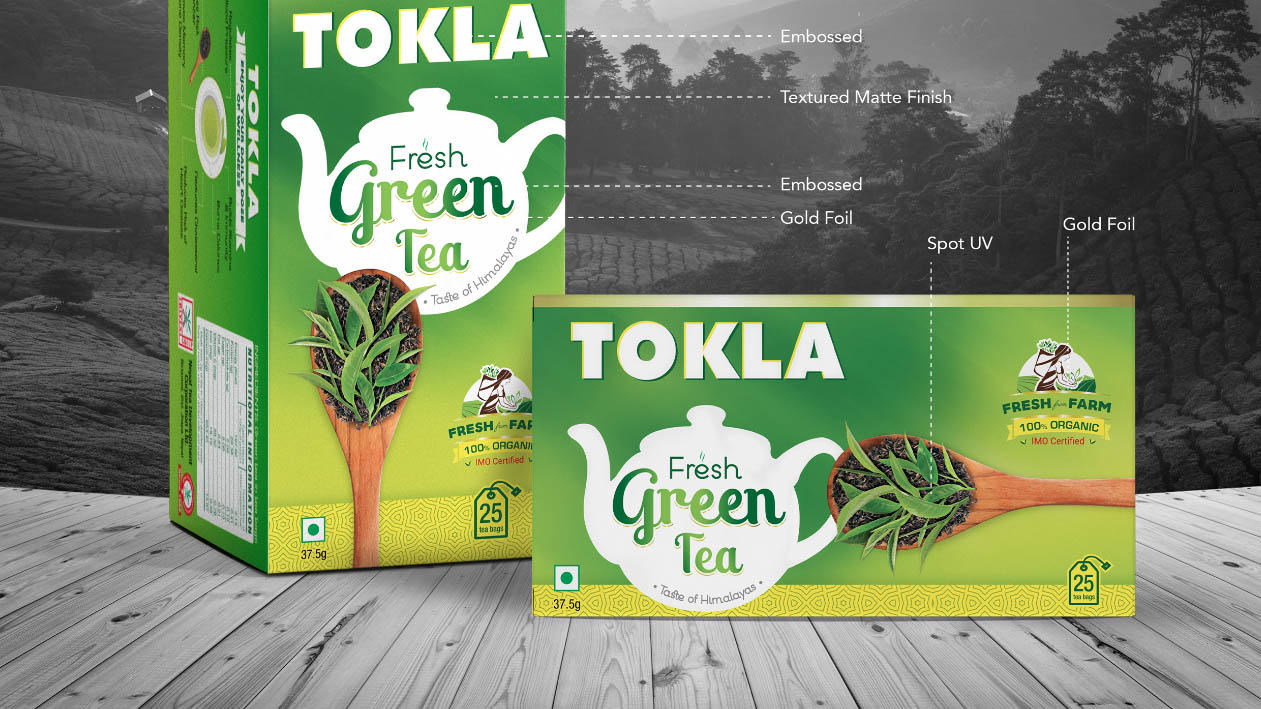 Packaging Single - New Avatar for Nepal's own Tokla Green Tea